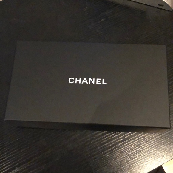 CHANEL | Other | Authentic Chanel Black White Logo Empty Box | Poshmark
